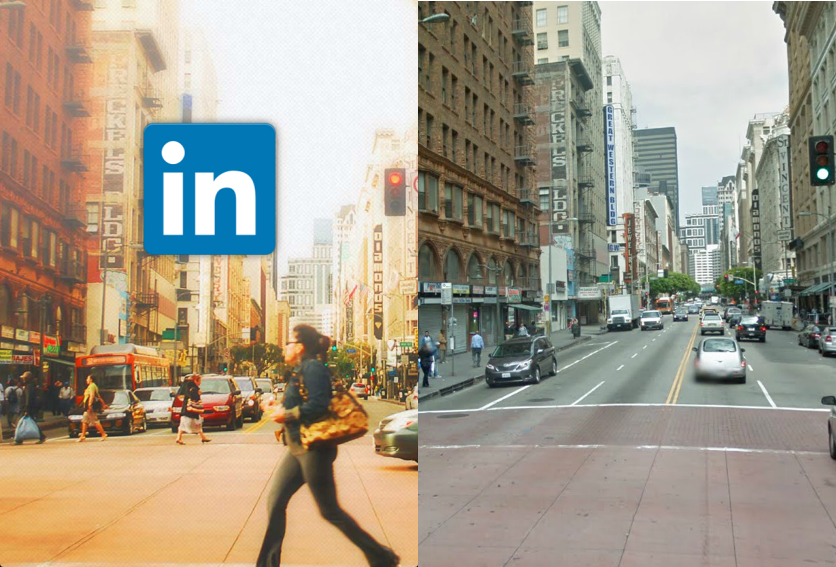 LinkedIn Mobile Splash Page